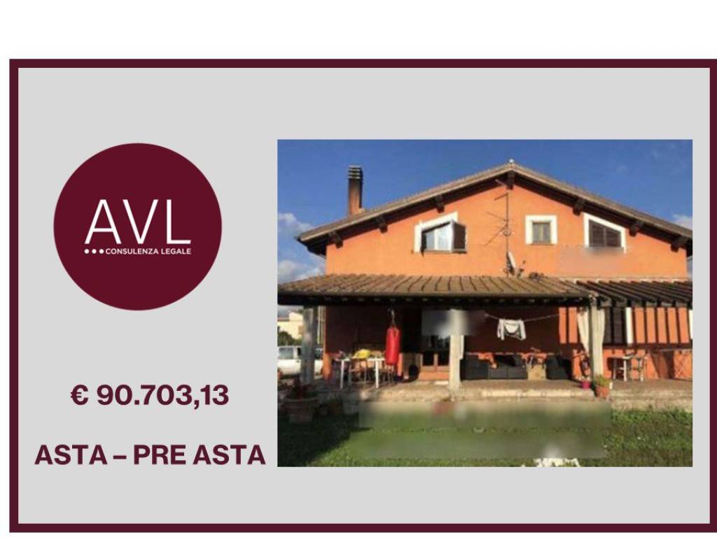 Asta per villa, via Colle Ristretti 69 Zagarolo