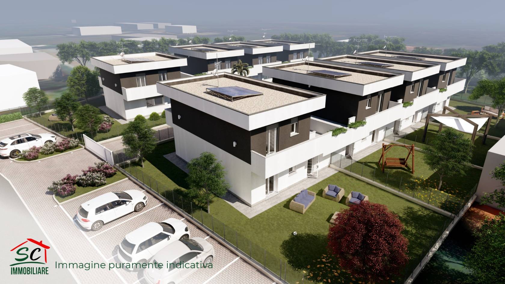 Villa unifamiliare piazza della Stazione, Centro, Lomazzo