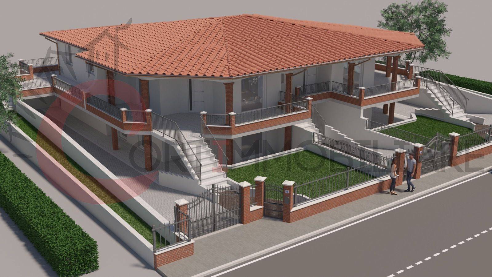 Villa plurifamiliare, nuova, 140 m², 167 Ovest, Campi Alti, Follonica