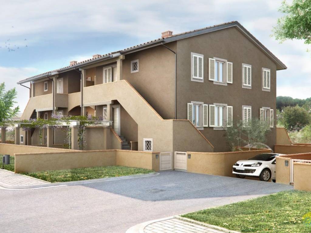 Vendita Villa a schiera Santa Maria a Monte. Nuova, posto auto, con ...