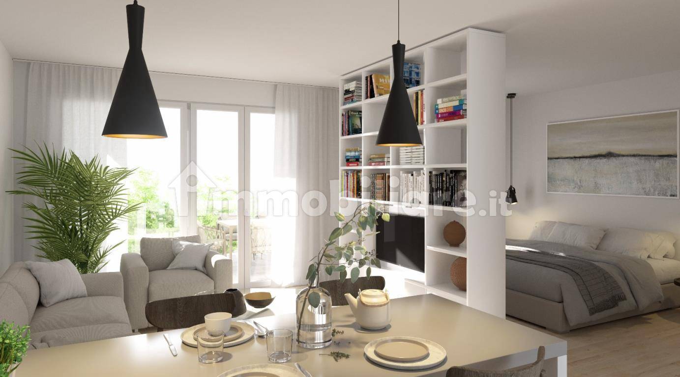 Bilocale via Leonardo da Vinci 8, Vedano al Lambro