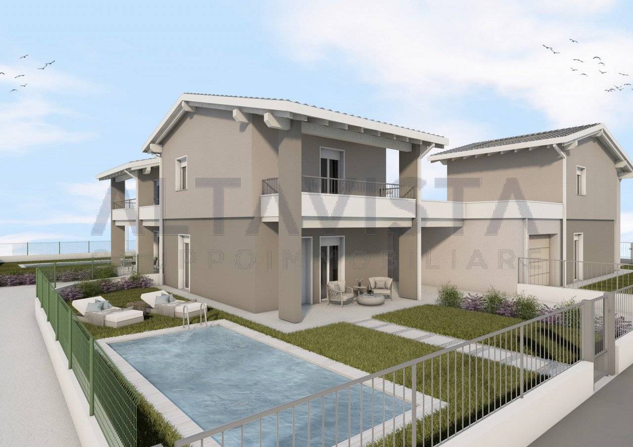 Villa a schiera via 24 Maggio, Sedena, Lonato del Garda