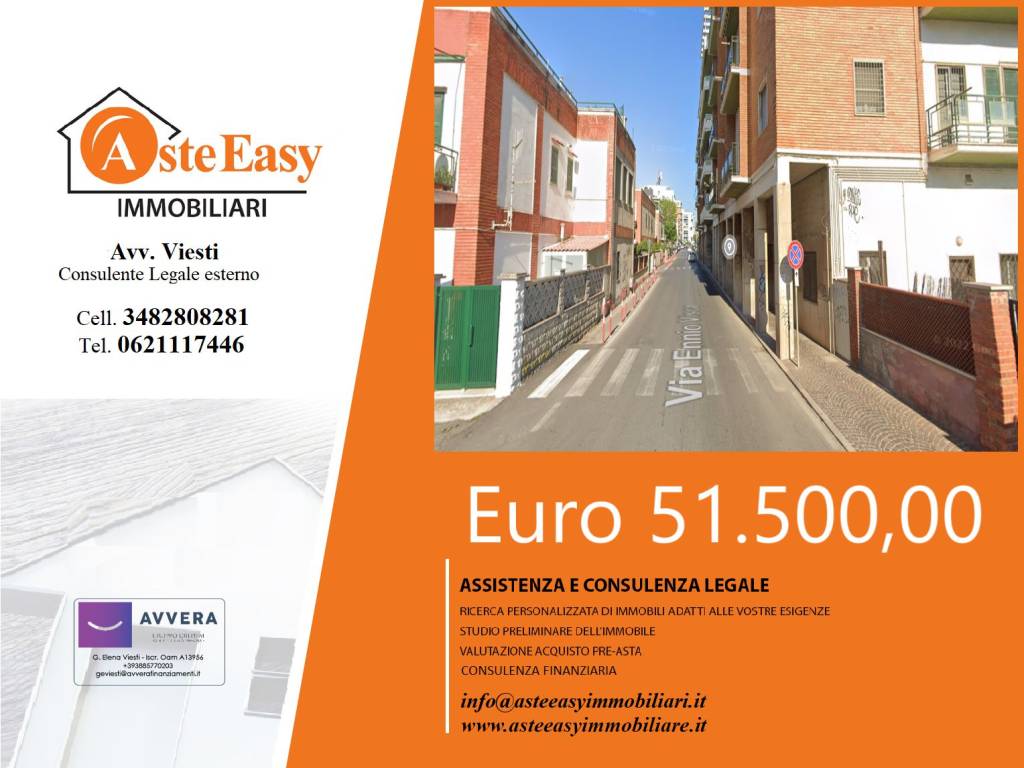 Asta per appartamento, via Ennio Visca Nettuno
