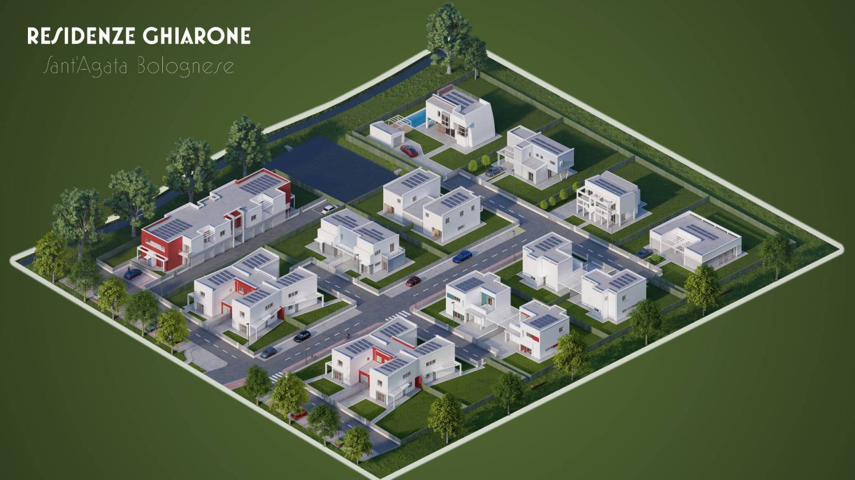 Villa plurifamiliare via Ghiarone, Sant&#x27;Agata Bolognese