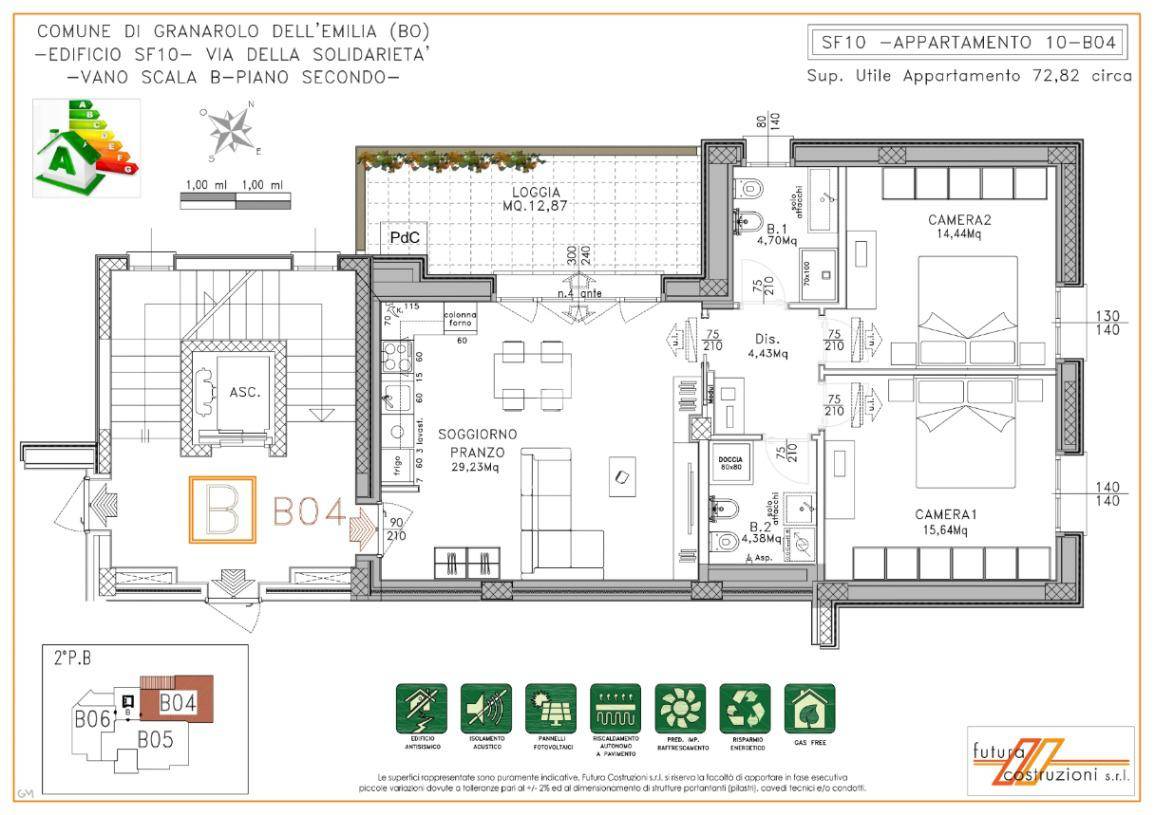 Trilocale via San Donato 205, Granarolo Dell&#x27;Emilia E Via Dagol, Granarolo dell&#x27;Emilia