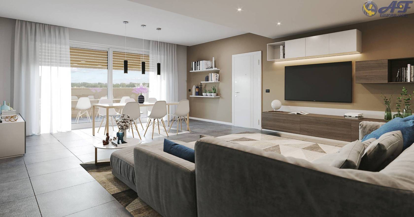 Trilocale via Belvedere 1, Centro, Alserio