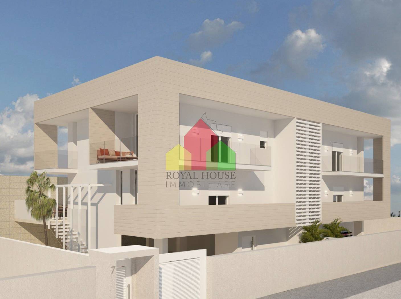 Villa bifamiliare via Madre Teresa di Calcutta 12, Parete