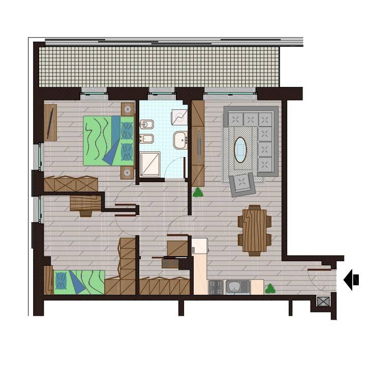 Trilocale nuovo, primo piano, Centro, Codogno