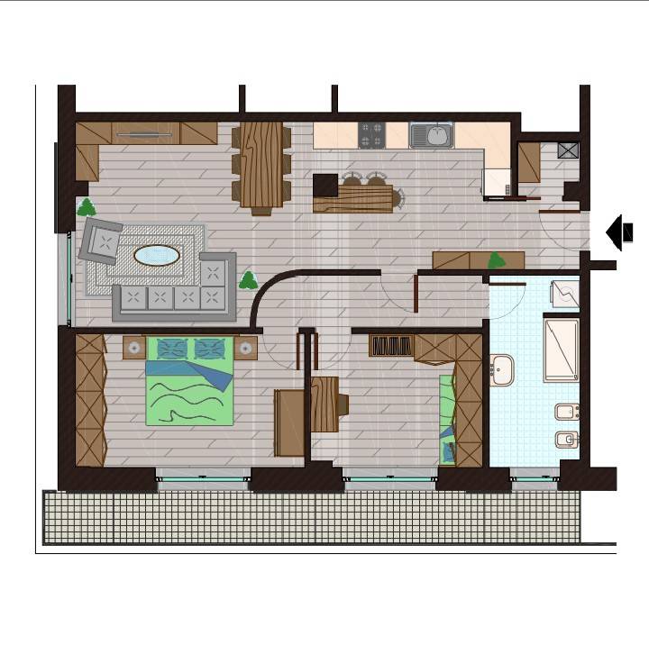 Trilocale nuovo, primo piano, Centro, Codogno