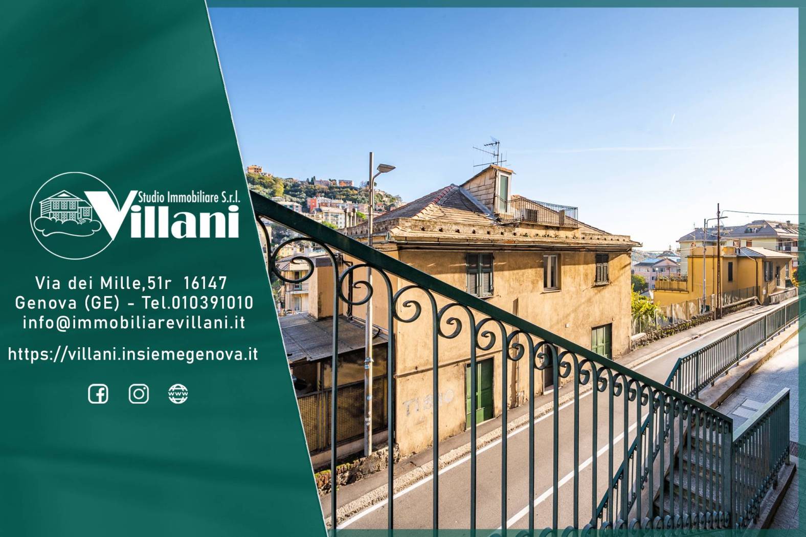 Trilocale via Posalunga, Borgoratti, Genova