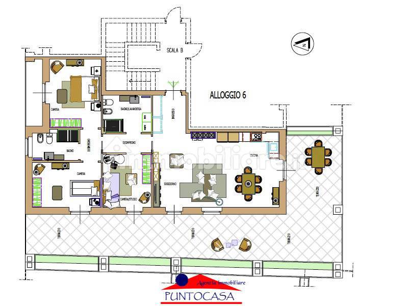 Quadrilocale piazza Savoia 2, Centro, Busca