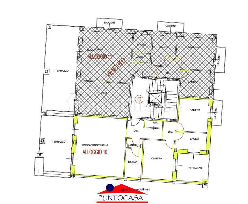 Trilocale piazza Savoia 2, Centro, Busca