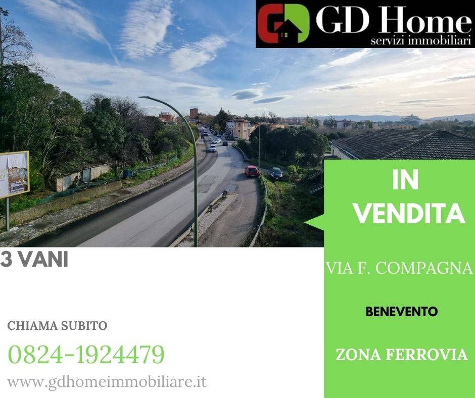 Trilocale via Francesco Compagna, Centro, Benevento