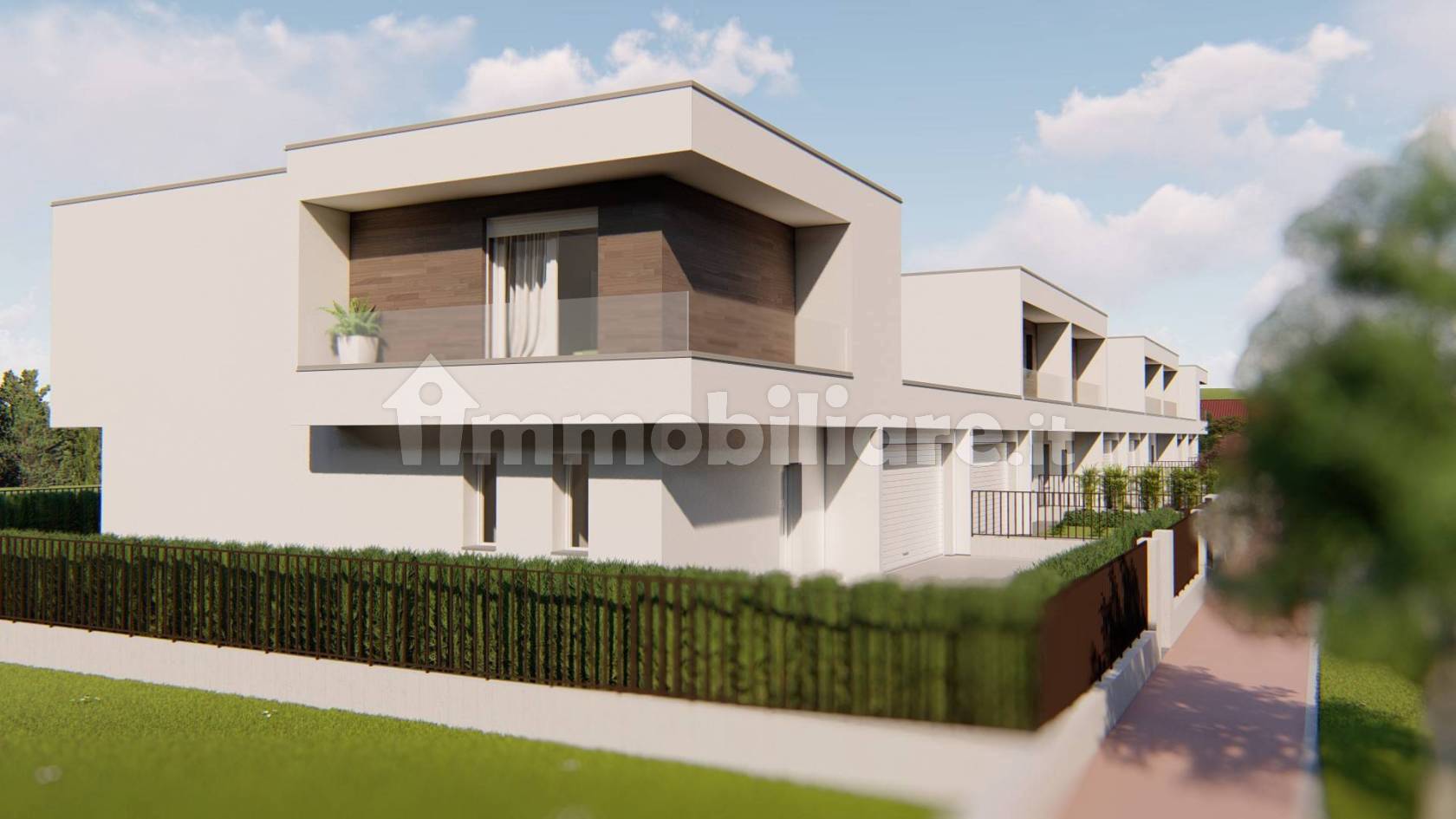 Villa a schiera via Cristoforo Colombo, Centro, Chiari