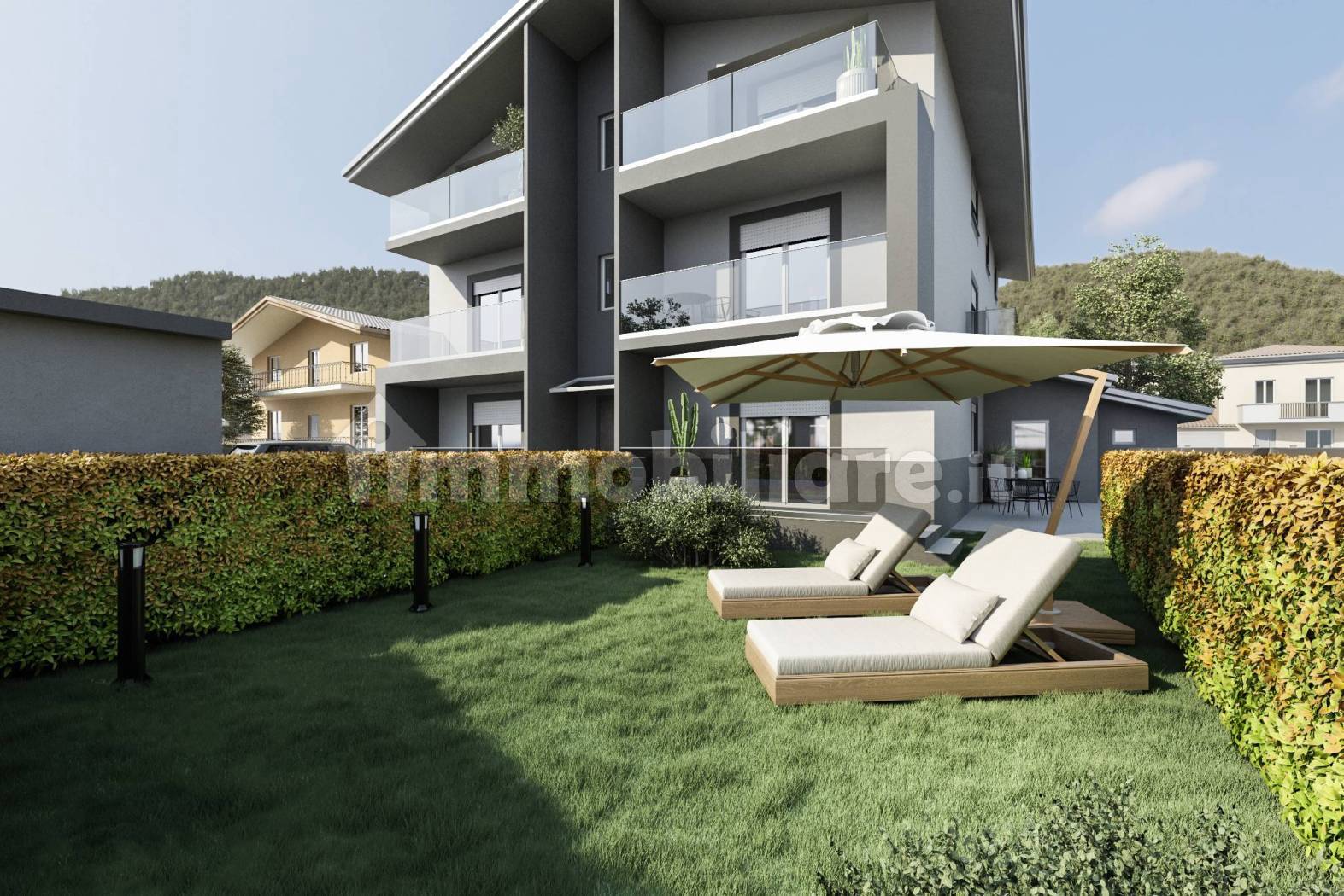 Trilocale nuovo, piano terra, Centro, Nave