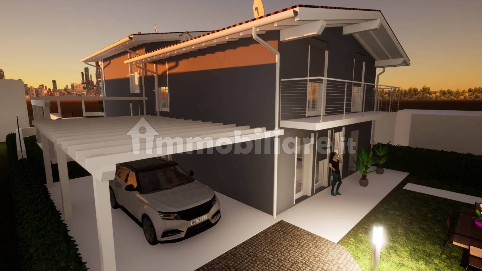 Villa bifamiliare via Giuseppe Verdi 12, Centro, Botticino