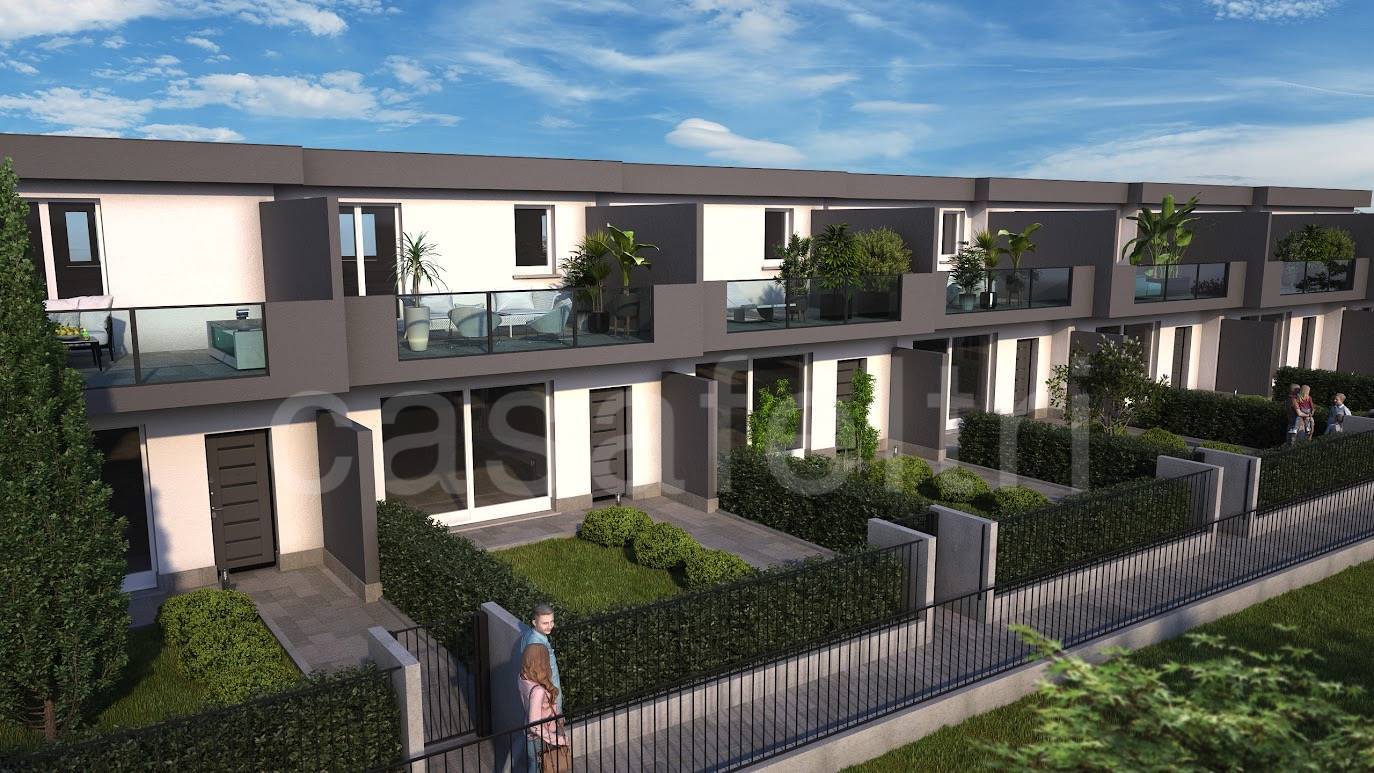 Villa bifamiliare via Bastone 30, Centro, Sforzatica, Dalmine