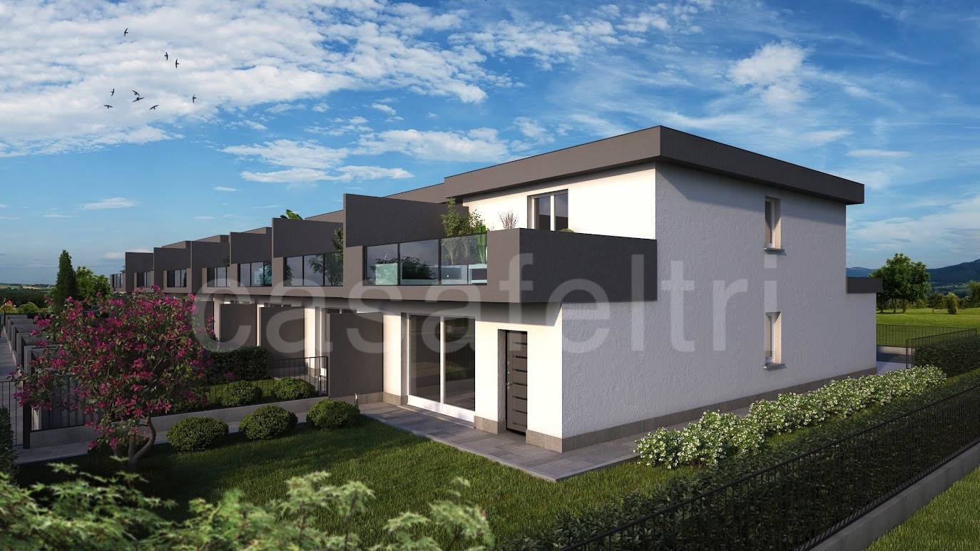 Villa a schiera via Bastone 30, Centro, Sforzatica, Dalmine