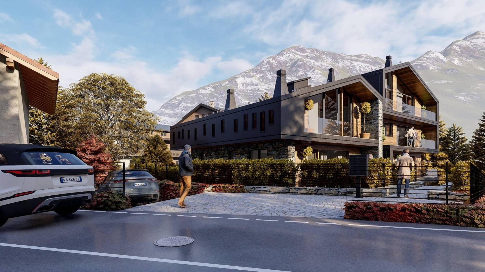 Trilocale Strada delle Villette 12, Centro, Courmayeur