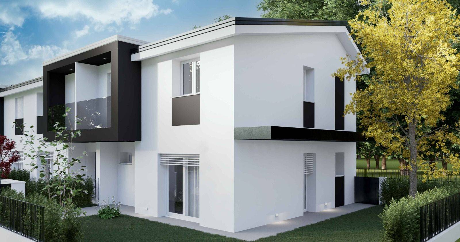 Villa a schiera 4 locali, nuova, Borello, Cesena