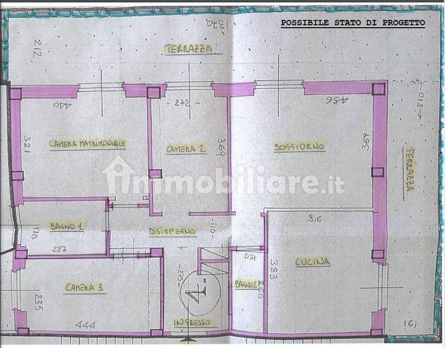 Appartamento da ristrutturare, primo piano, Marina di Carrara, Carrara