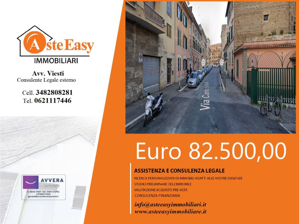 Asta per appartamento, via Carlo della Rocca Roma
