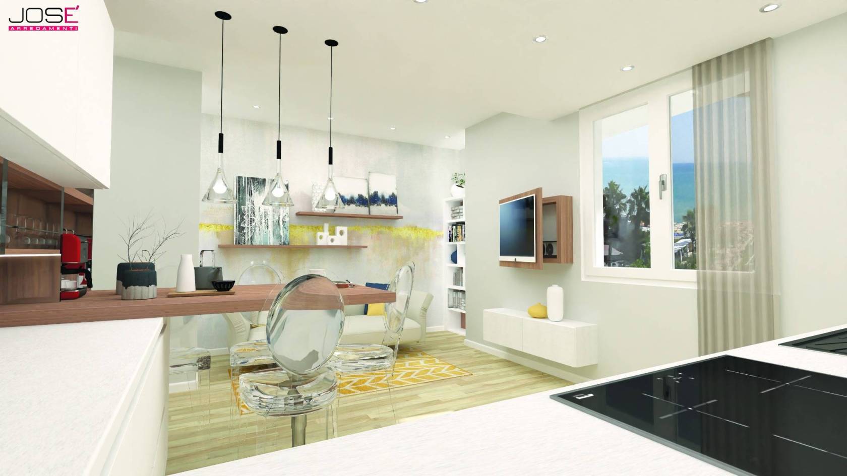 Bilocale Lungomare Guglielmo Marconi, Spotorno