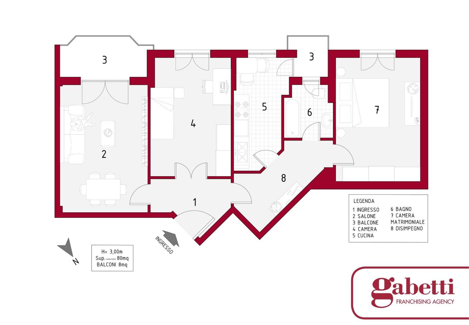 Trilocale traversa Seconda Privata Epomeo 53, Soccavo, Napoli