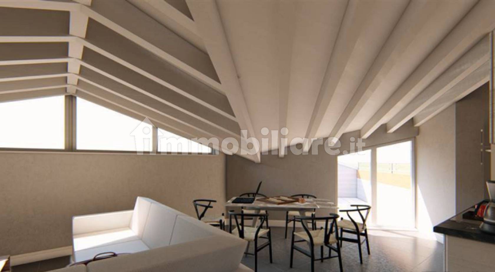 Mansarda via della Costa, Moniga del Garda