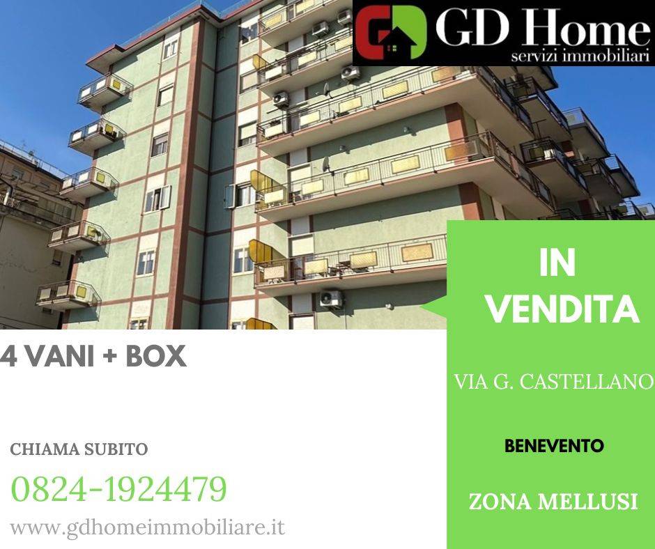 Quadrilocale via Giuseppe Castellano, Centro, Benevento