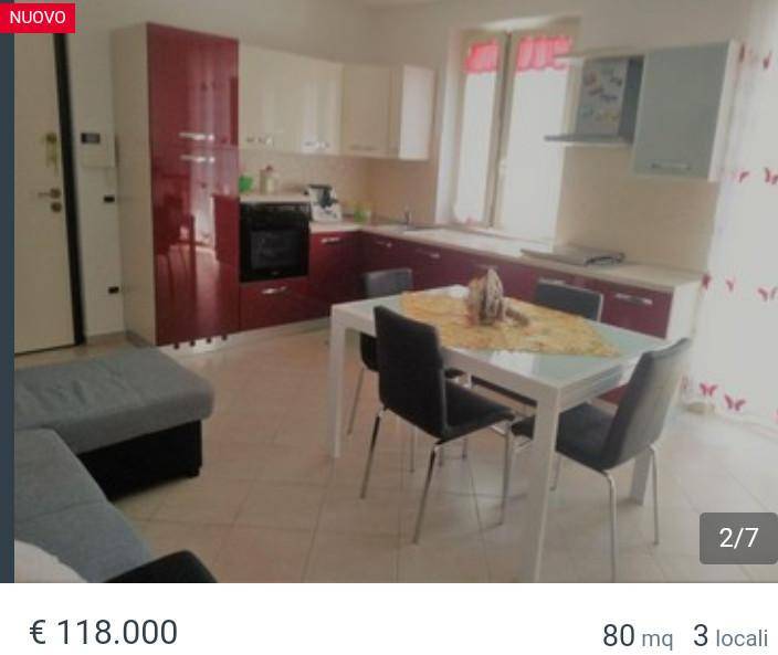 Trilocale via Aldo Moro 175, Cristo, Alessandria