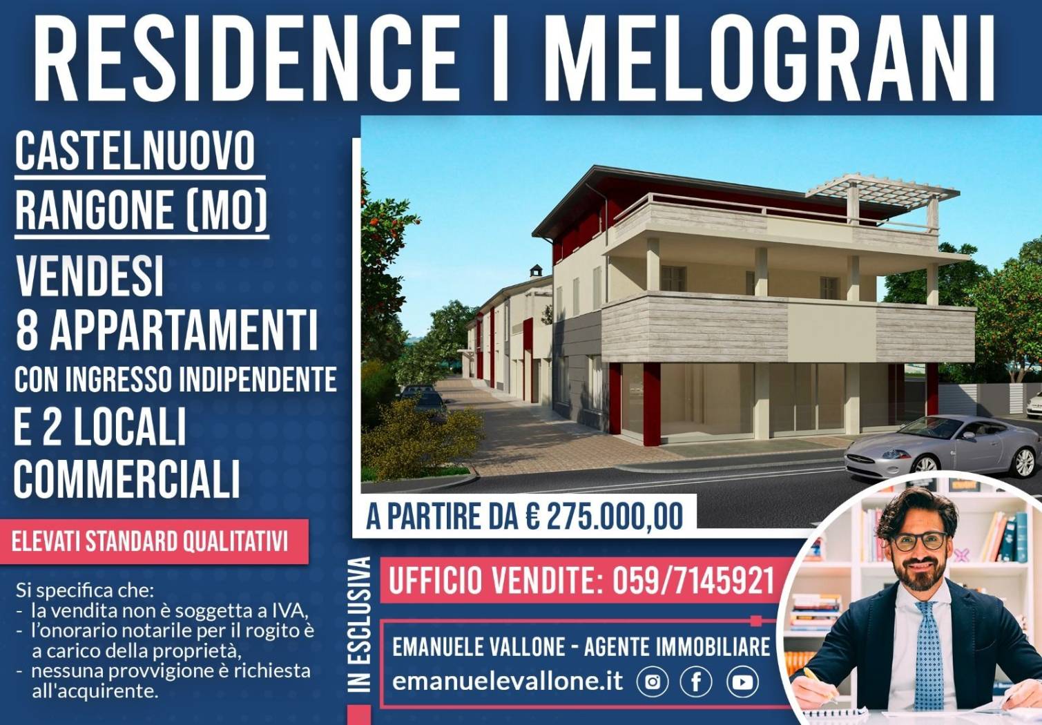 Trilocale via Eugenio Zanasi 33, Centro, Castelnuovo Rangone