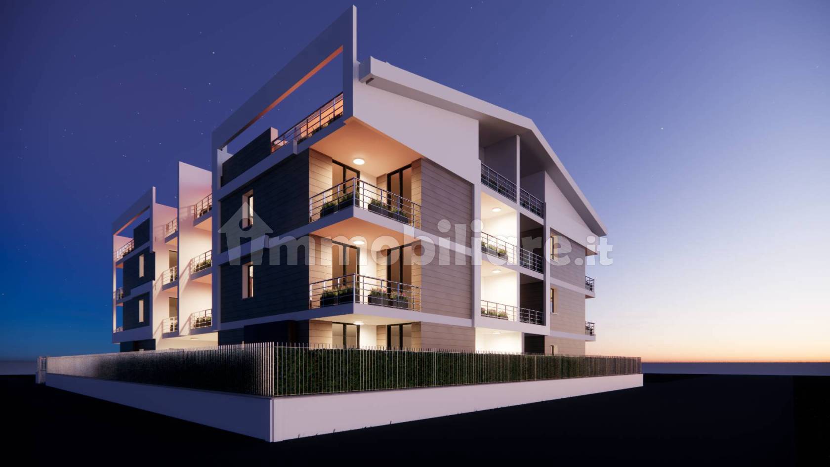 Appartamento via Bologna, Parete