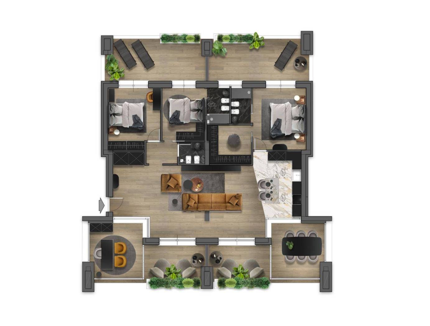 Appartamento via Antonio Lotti, Infernetto, Roma