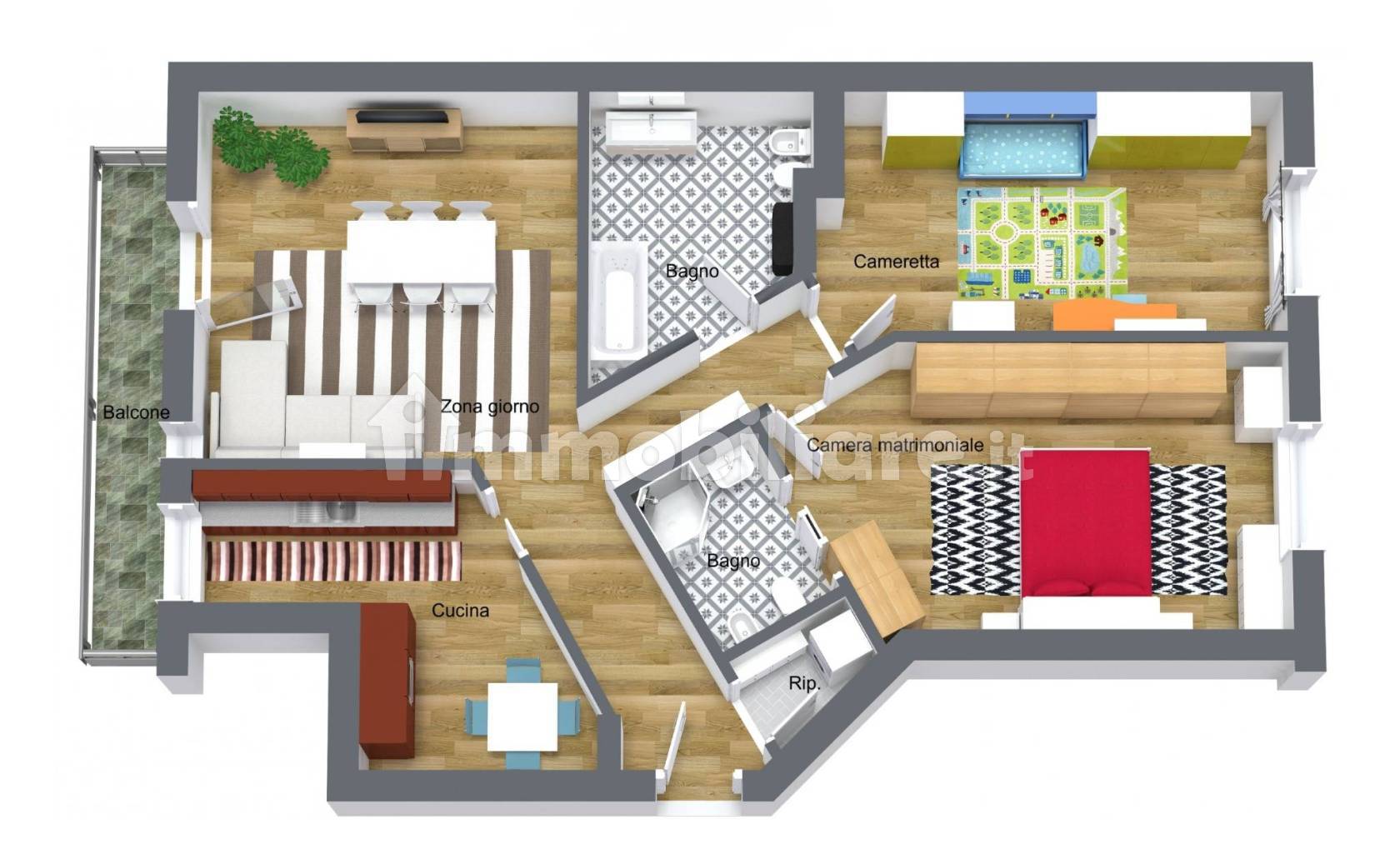 Trilocale ottimo stato, secondo piano, Settefontane, Trieste