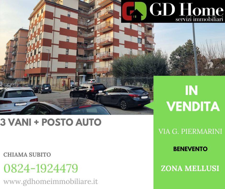 Trilocale via Giuseppe Piermarini, Centro, Benevento