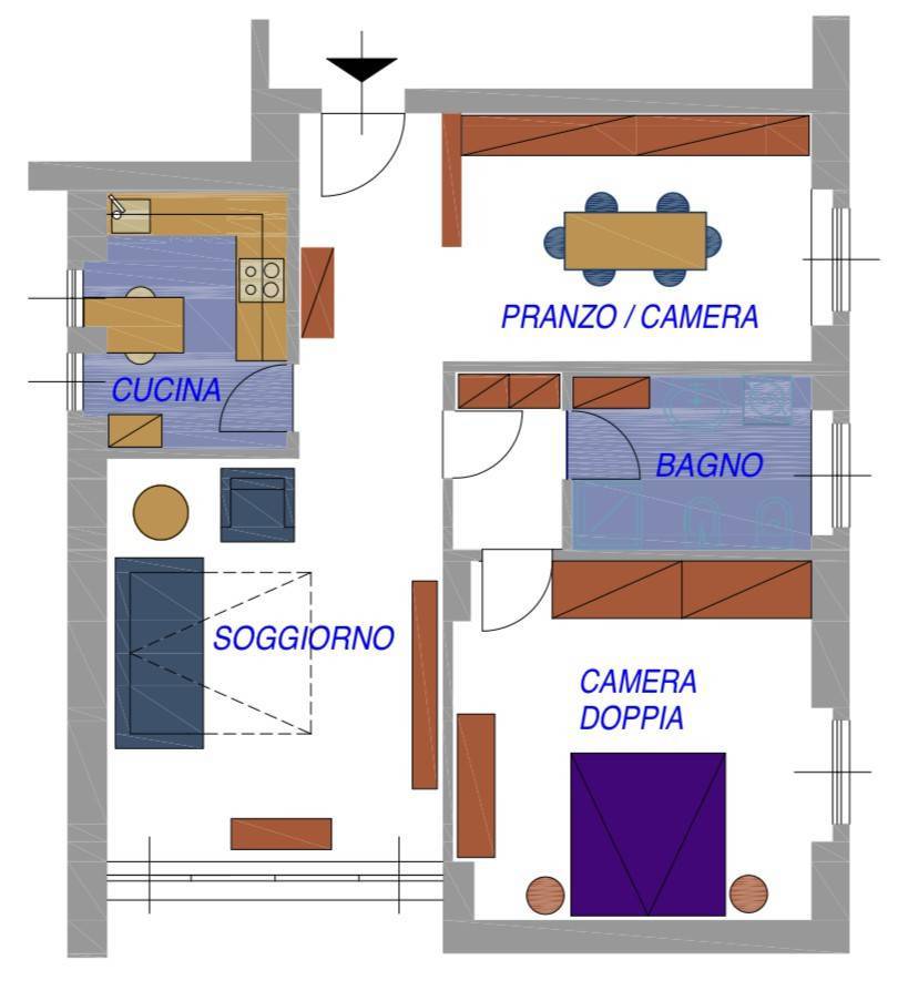 Trilocale via Agostino Depretis, Stazione - Ticinello, Pavia