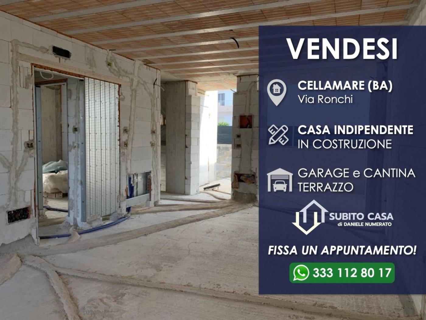 Terratetto unifamiliare via M  Ronchi, Cellamare