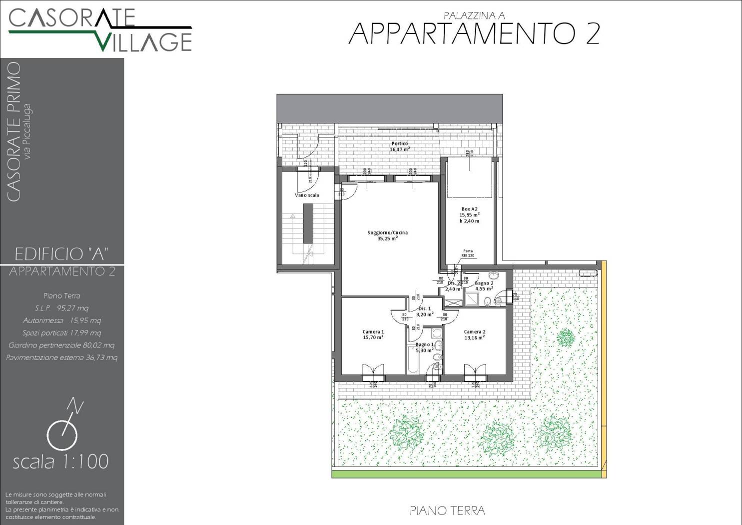 Trilocale via Francesco Piccaluga, Casorate Primo
