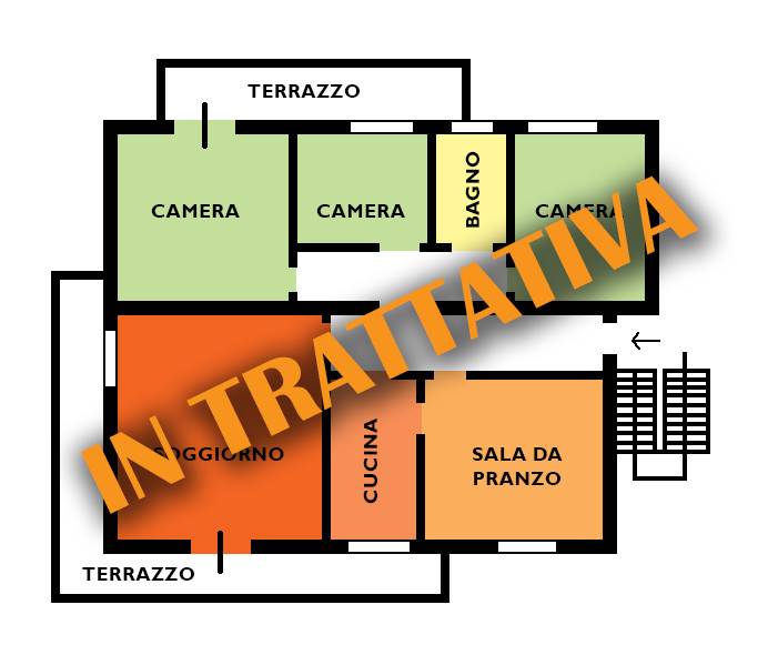 Trilocale via Gasparo Gozzi, Piscine - San Paolo, Vicenza