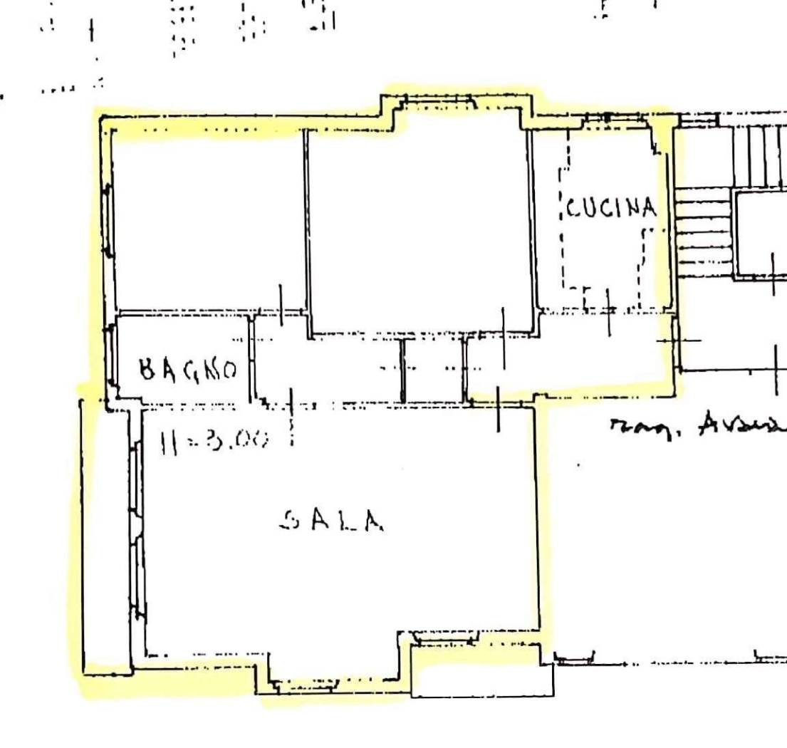 Trilocale da ristrutturare, secondo piano, Stadio - Cittadella, Parma