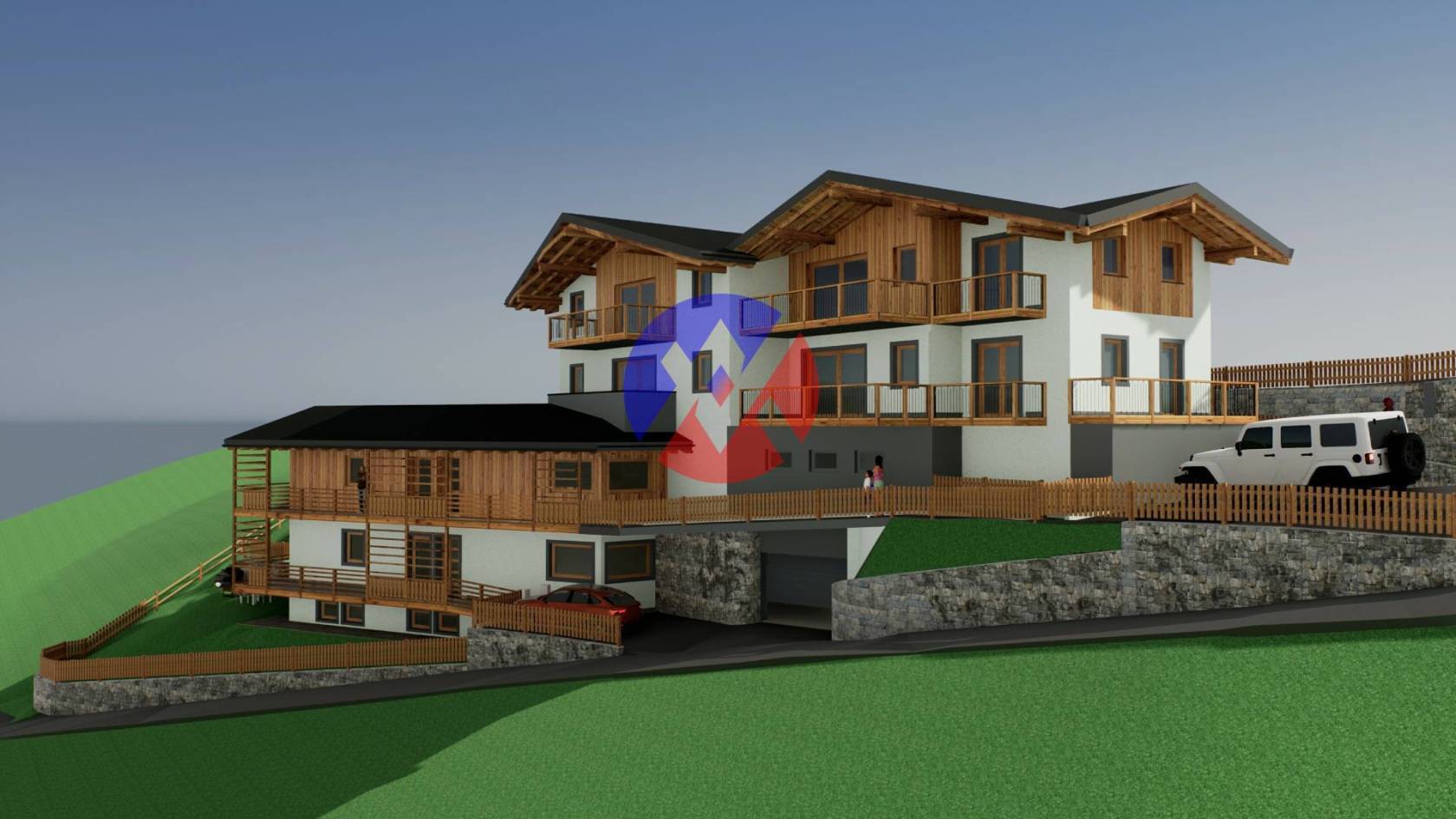 Trilocale Strada de Valene, Centro, Moena