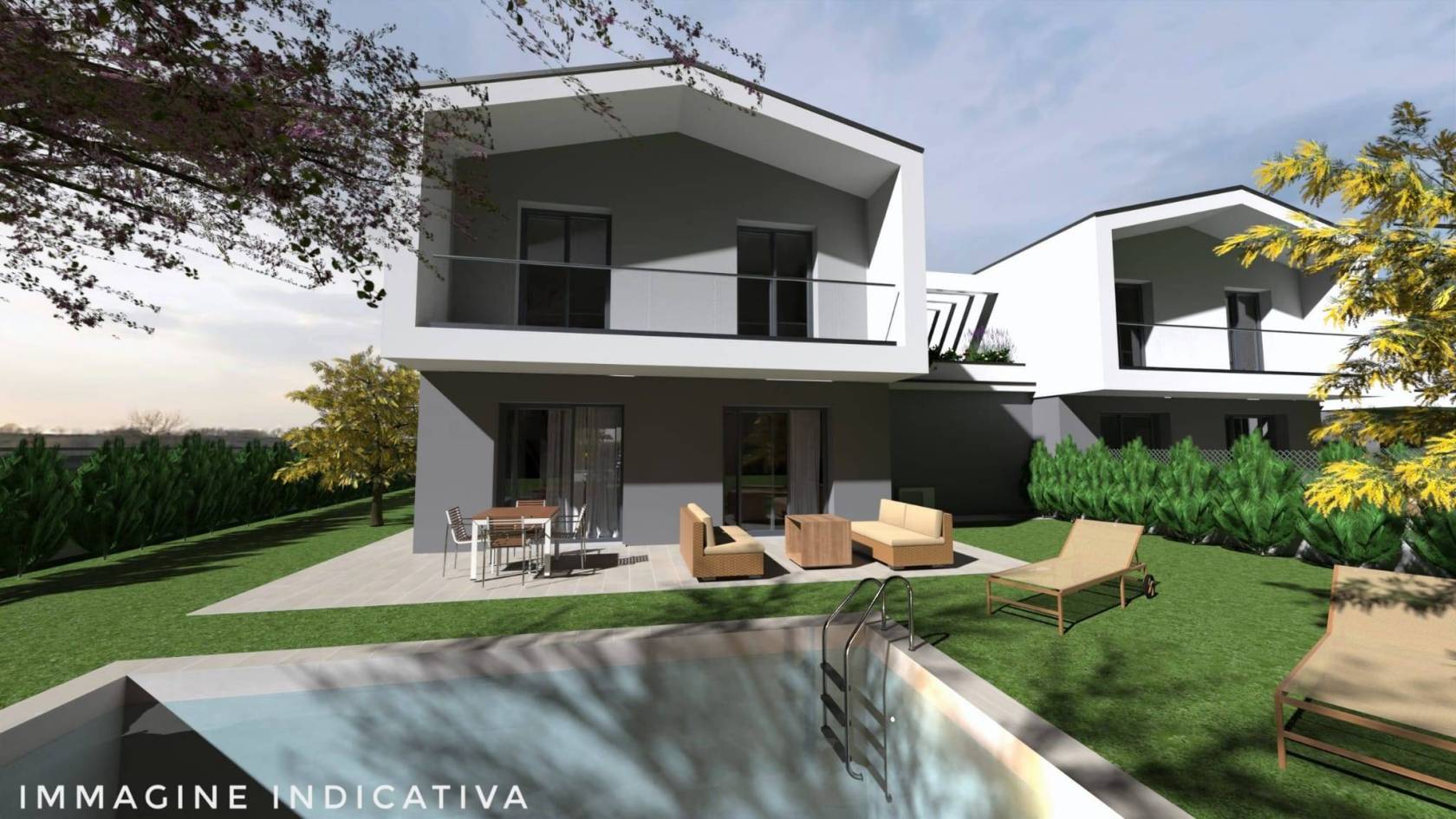 Villa unifamiliare, nuova, 195 m², Centro, Inverigo