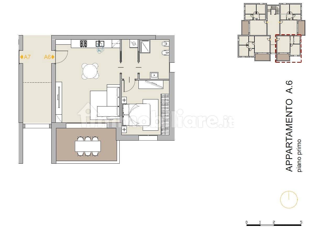 Bilocale via Cervino, Cermenate