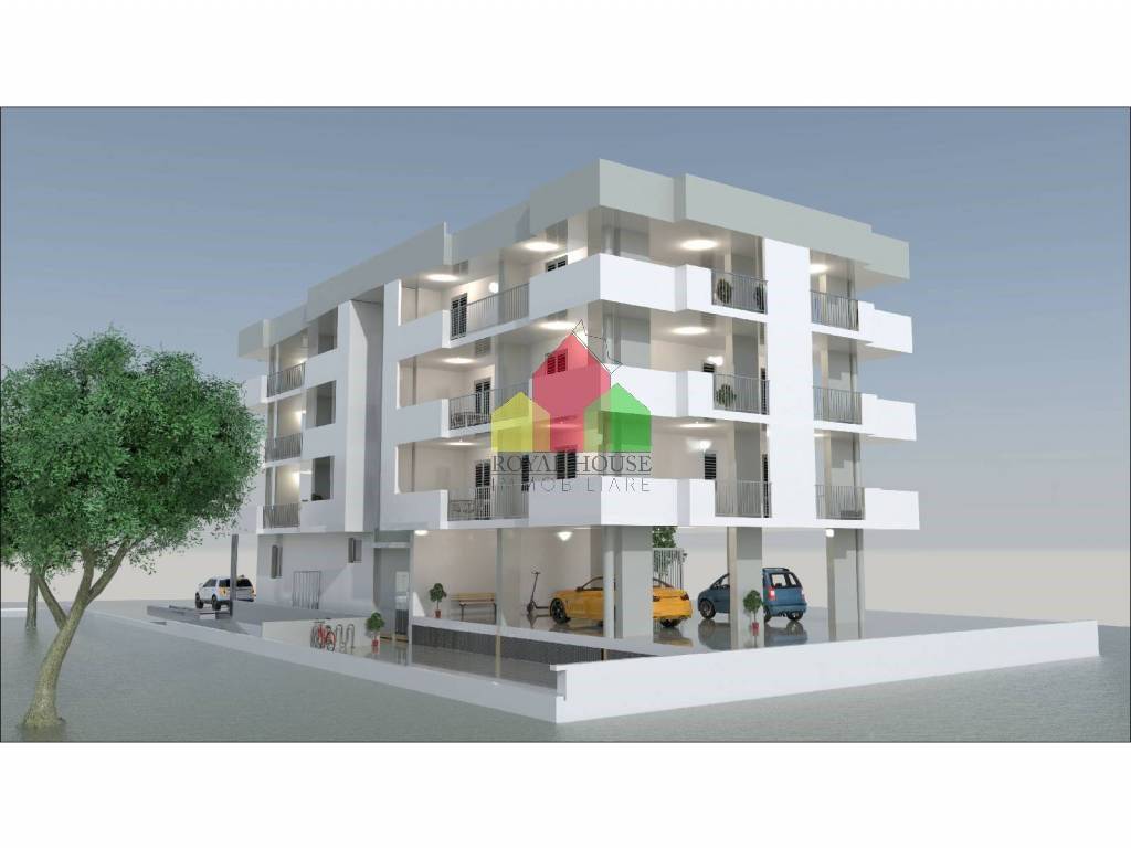 Trilocale via Carlo Pezone, Parete