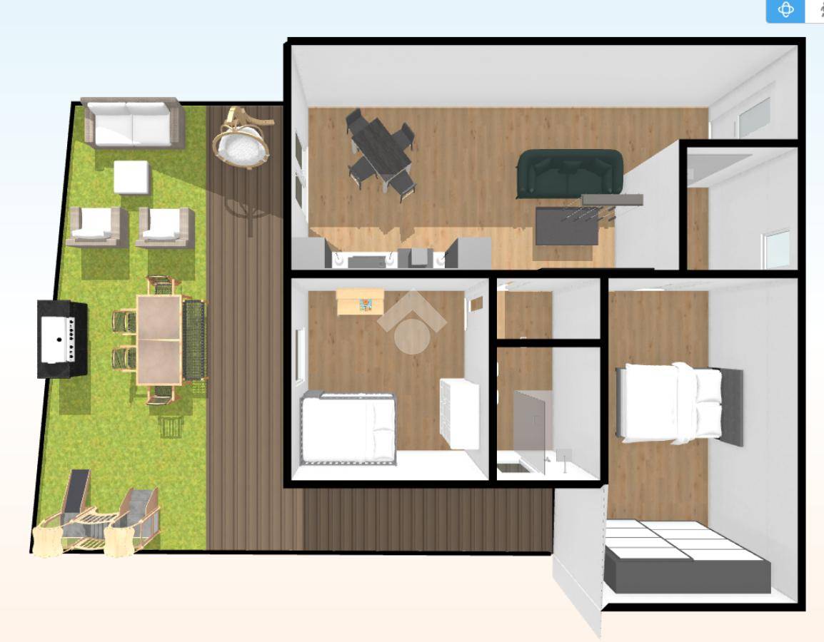 Bilocale nuovo, piano terra, Elmas