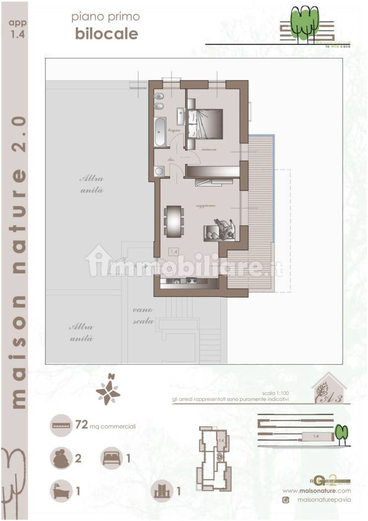 Bilocale nuovo, primo piano, San Giovannino - Pompieri, Pavia