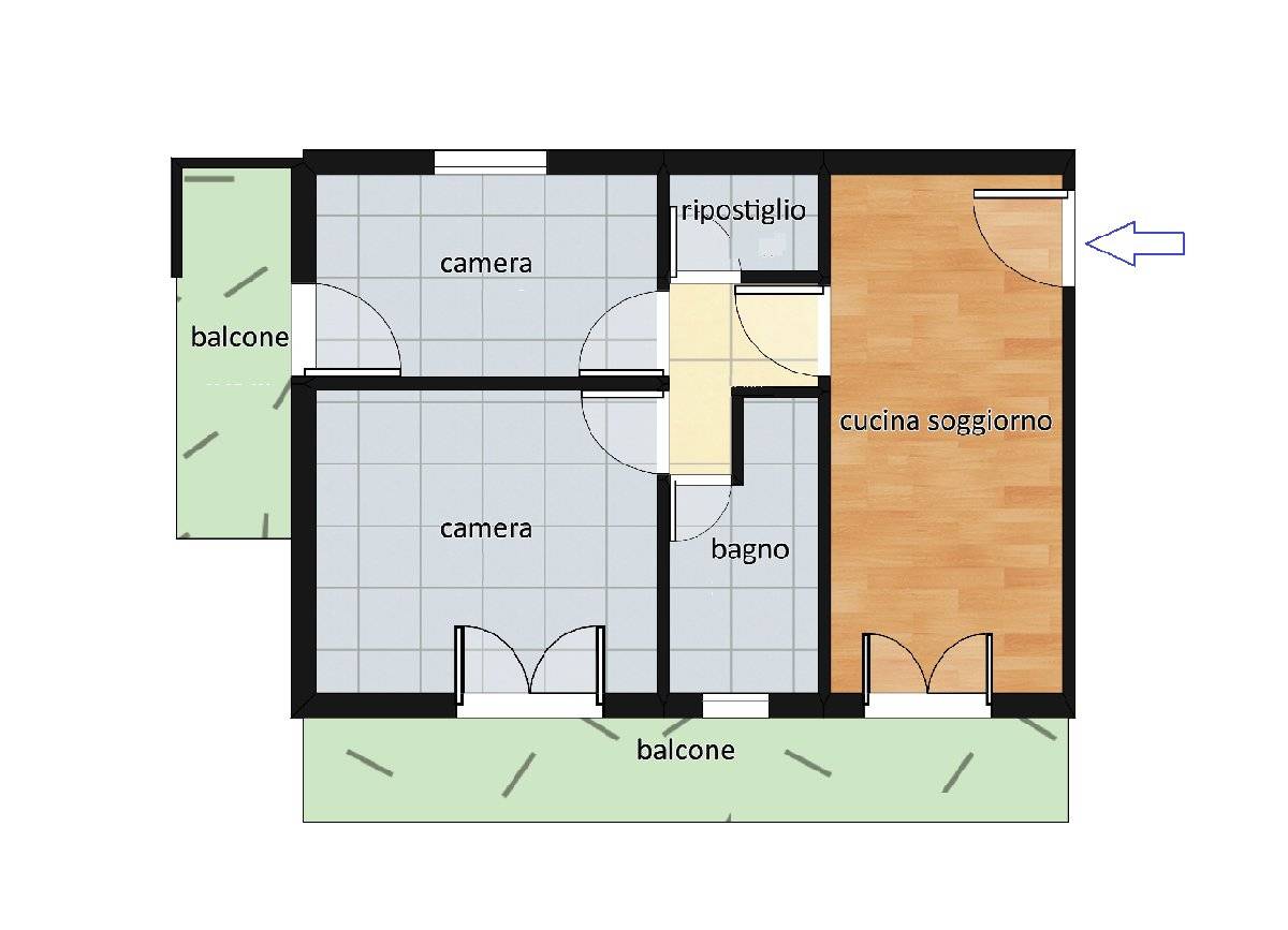 Trilocale via Rinaudo, Piano Tavola, Belpasso