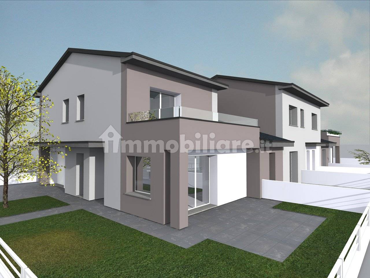 Villa a schiera via Canale dei Molini, Mordano