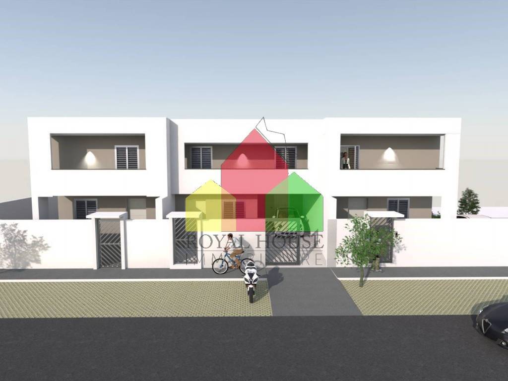 Villa bifamiliare via Madre Teresa di Calcutta, Parete